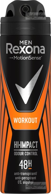 Rexona - Men - Workout Hi-Impact 48H Anti-perspirant - Spray ...