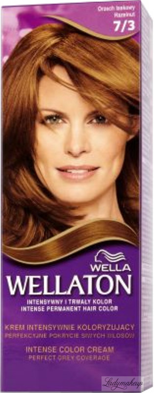 WELLA - WELLATON - INTENSE COLOR CREAM - Permanent hair coloring - 7/3 ...
