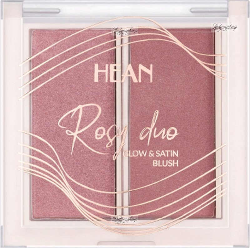 HEAN - ROSY DUO - Glow & Satin Blush - Double face blush - 6 g