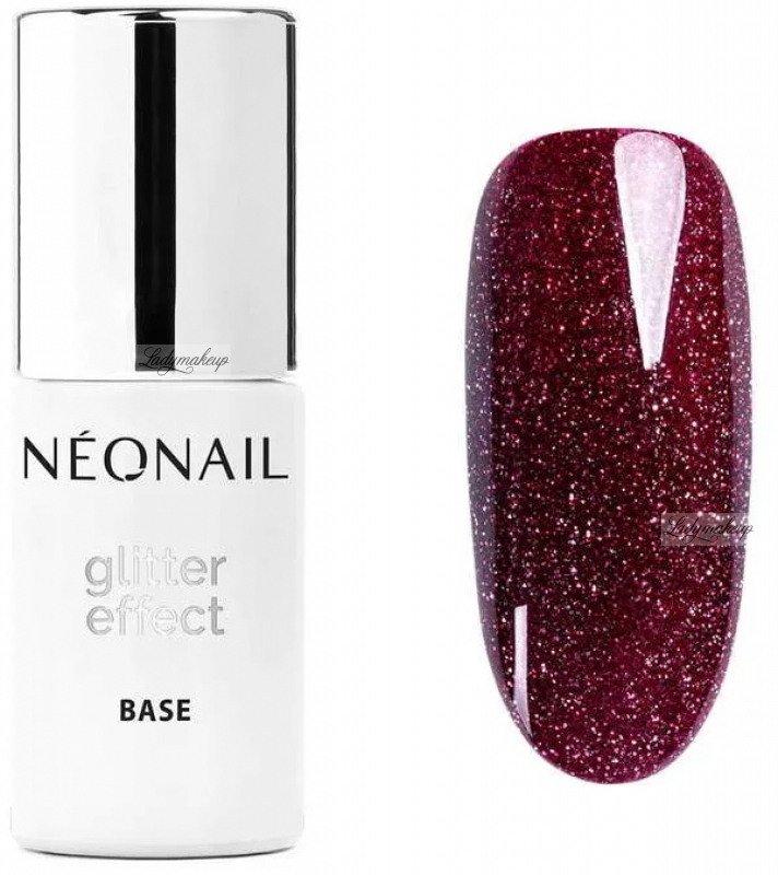 NeoNail - Glitter Effect Base - Highly covering 2in1 hybrid glitter ...