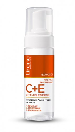 Lirene - C+E Vitamin Energy - Moisturizing facial cleansing foam - 150 ml