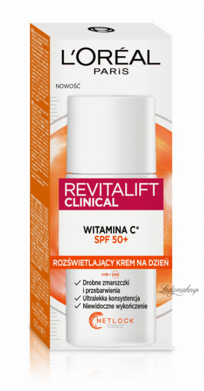 L'Oréal - REVITALIFT CLINICAL Brightening Daily Moisturizer SPF50 ...