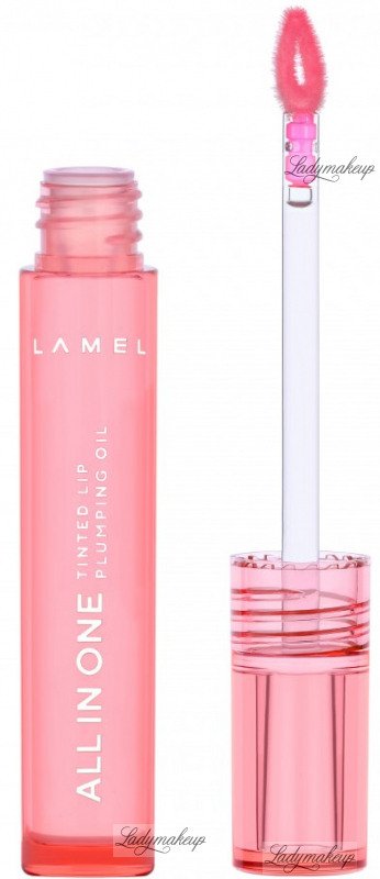 LAMEL - ALL IN ONE Tinted Lip Plumping Oil - Moisturizing lip oil - 3 ml