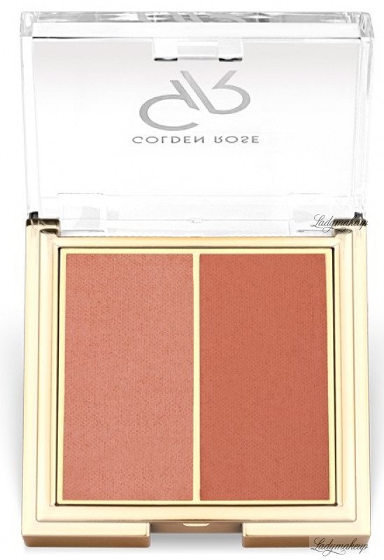 Golden Rose - ICONIC - Blush Duo - Double face blush - 2x3 g