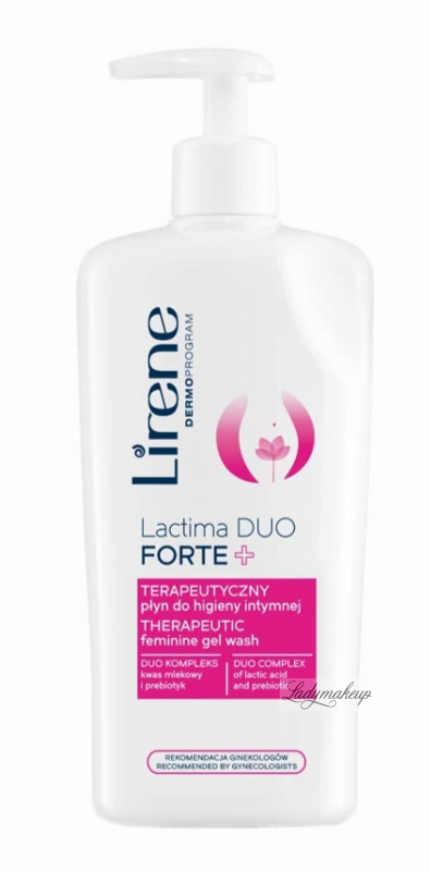 Lirene - Lactima Duo Forte + Feminine Gel Wash - Terapeutyczny płyn do ...