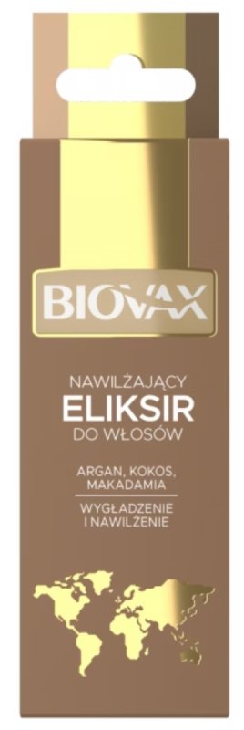 Biovax Smoothing & Moisturizing Hair Elixir 15ml – Shine & Care