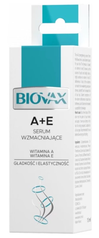 BIOVAX Strengthening Hair Serum with Vitamins A & E 15ml