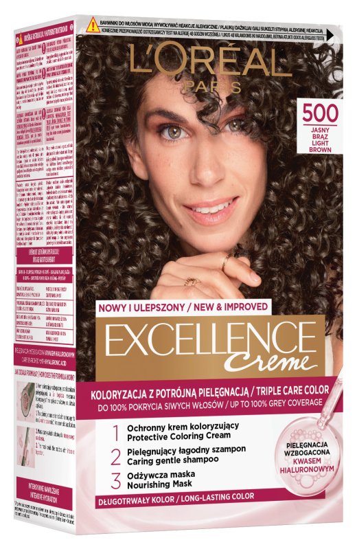 loreal medium brown dye