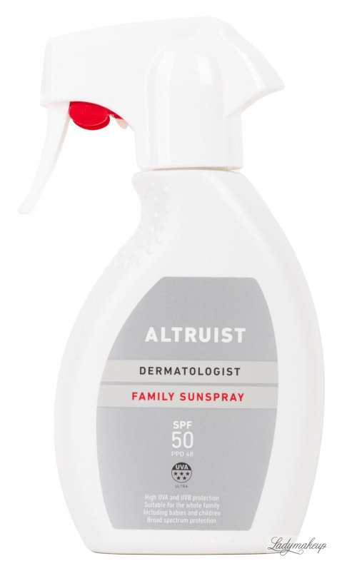 ALTRUIST - Dermatologist Family Sunspray SPF50 PPD48 - Spray ...