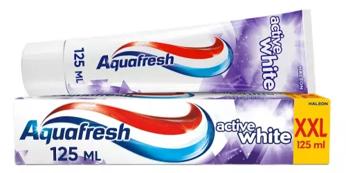 Aquafresh - Active White - Toothpaste - Whitening - 125 ml