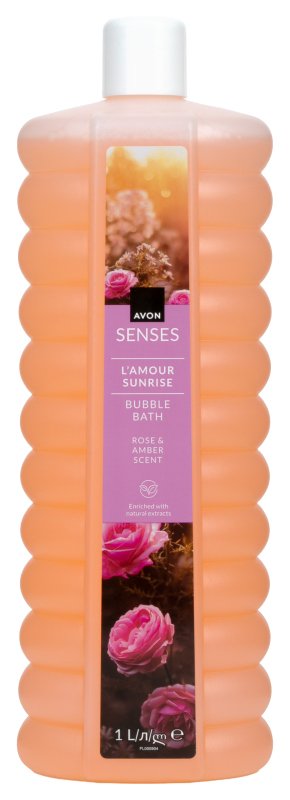 Avon Senses L'Amour Sunrise Bubble Bath 1000ml | Shop Now