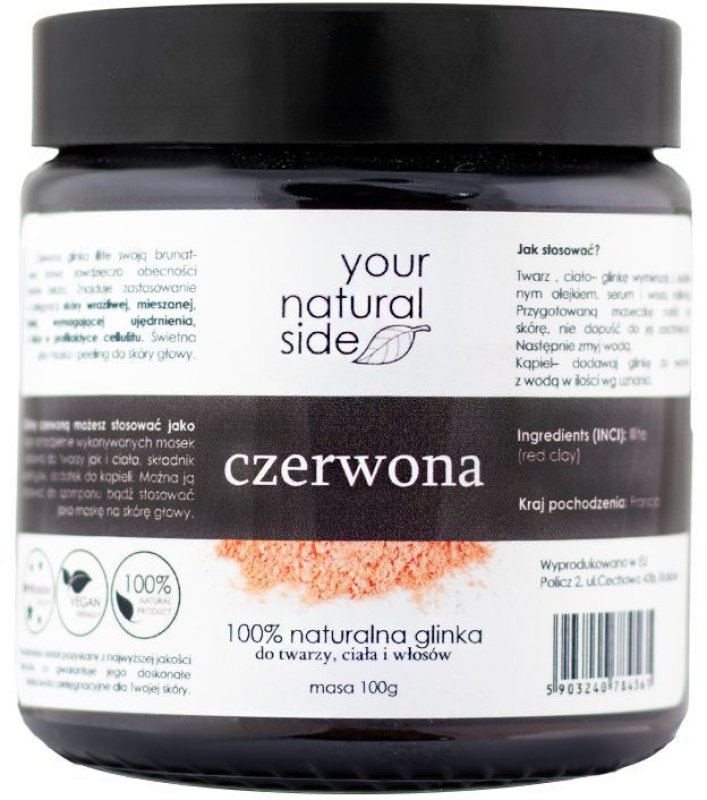100% Natural Red Clay 100g – Deep Cleansing & Detox | Your Natural Side